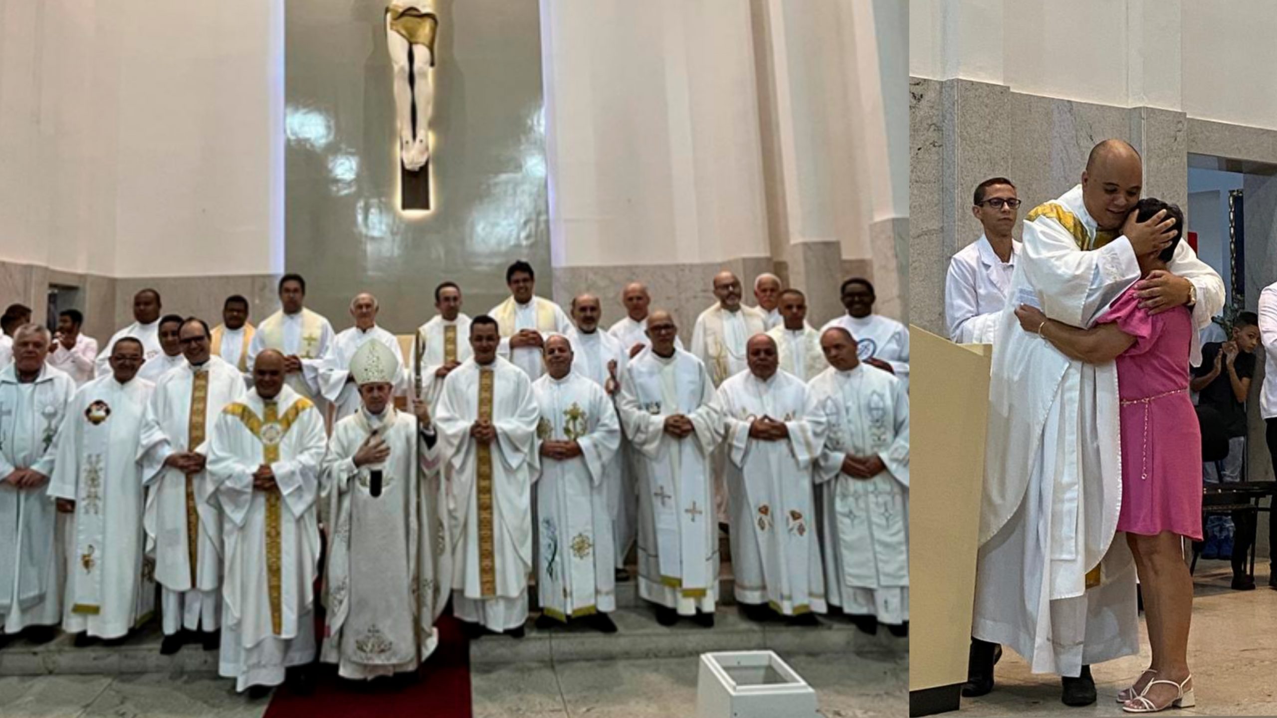 Veja como foi a posse de padre Leandro Marcos, novo pároco da Paróquia ...